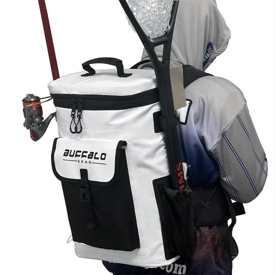 Angler's Bay. Buffalo Gear 20L Insulated Fishing Cooler Backpack With ...